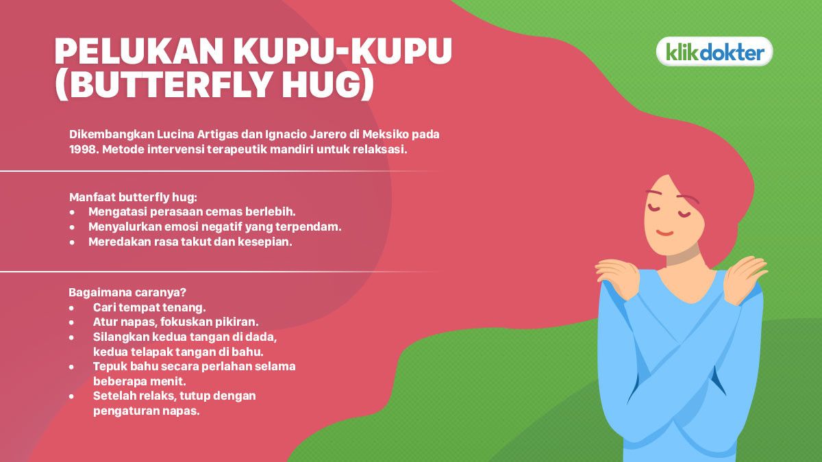 Yuk, Kenali Manfaat Pelukan Kupu-kupu untuk Atasi Rasa Cemas Berlebih ...